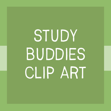 Study Buddies Clip Art, Images & Illustrations | Whimsy Clips