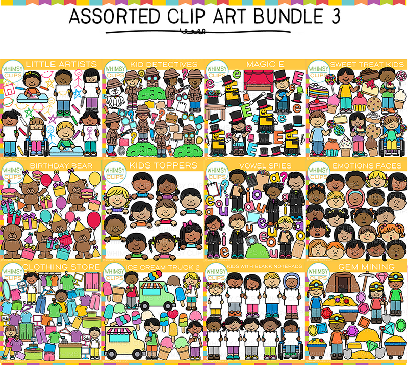 Assorted Clip Art Bundle Three – Whimsy Clips