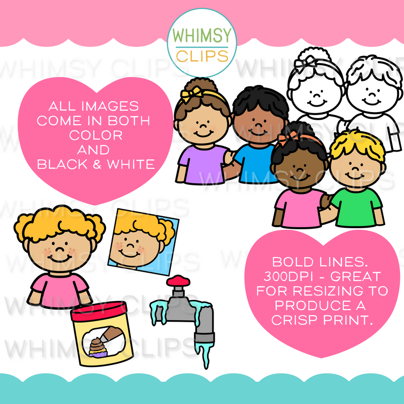 The Really Big FR Beginning Blends Word Family Clip Art – Whimsy Clips