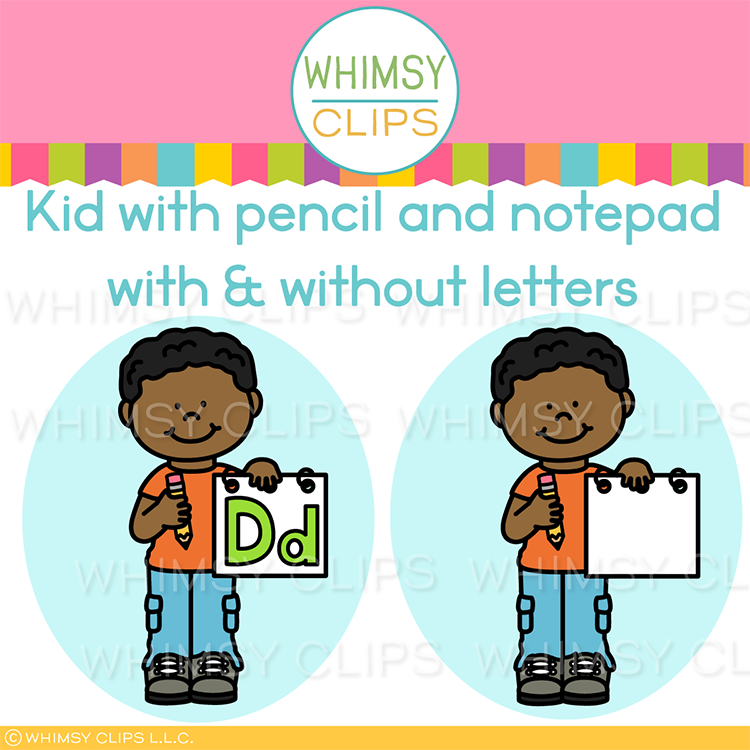 The Really Big Alphabet Letter D Clip Art Set – Whimsy Clips