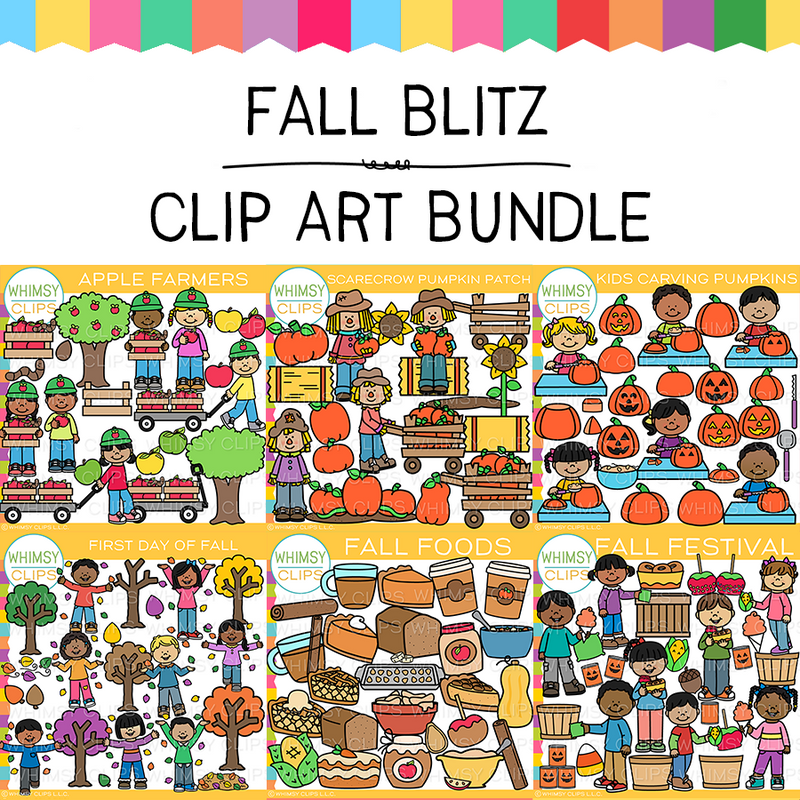 Fall Clip Art Blitz Bundle – Whimsy Clips