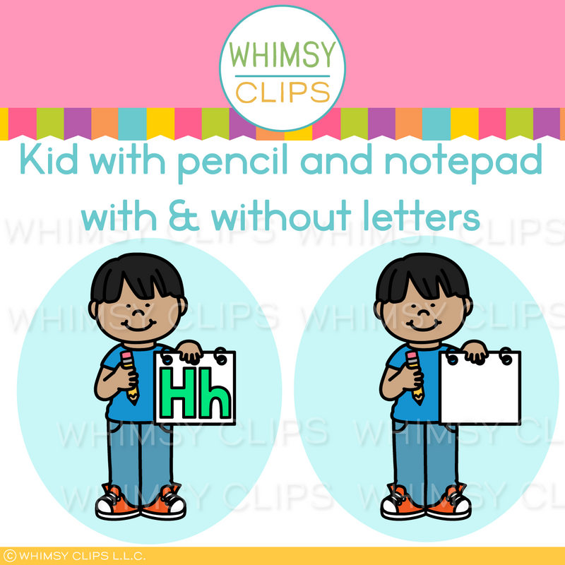 The Really Big Alphabet Letter H Clip Art Set, Images & Illustrations ...