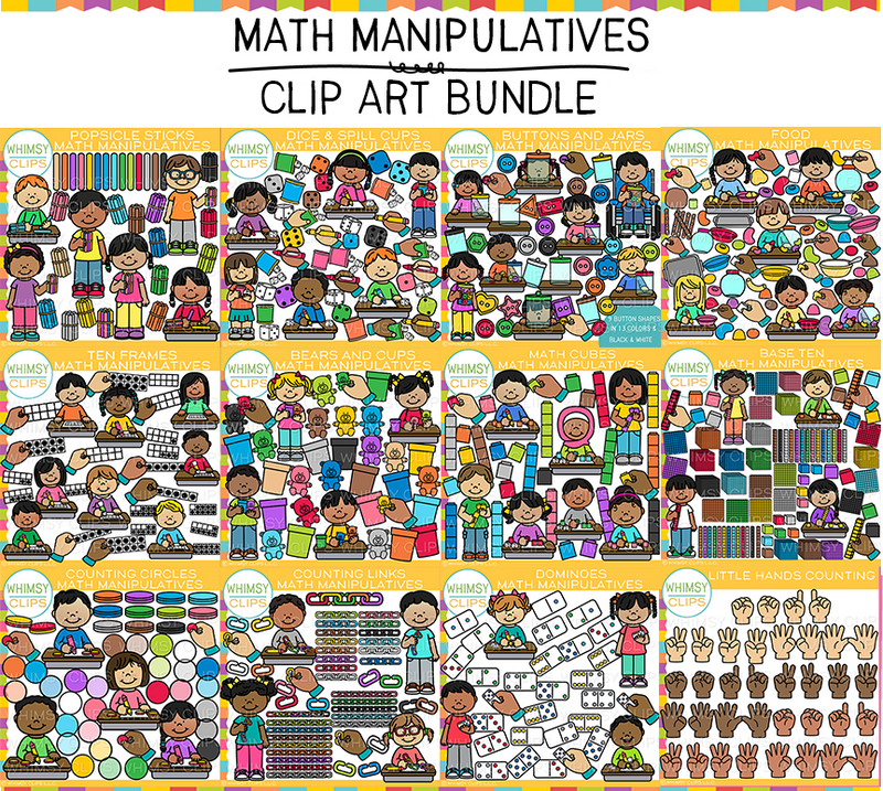 Math Manipulatives Clip Art