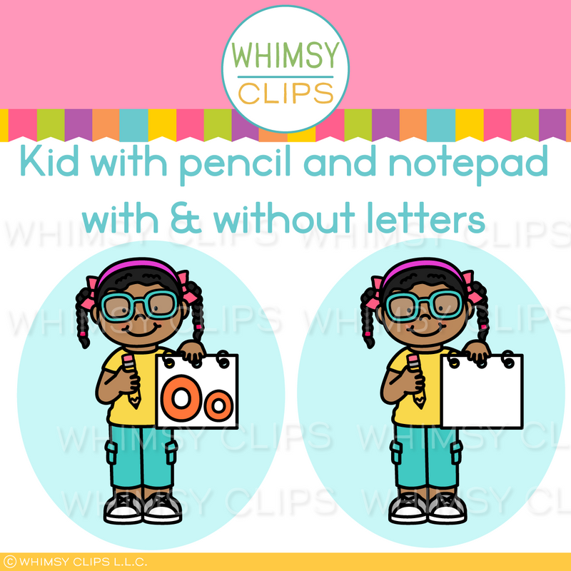 The Really Big Alphabet Letter O Clip Art Set – Whimsy Clips