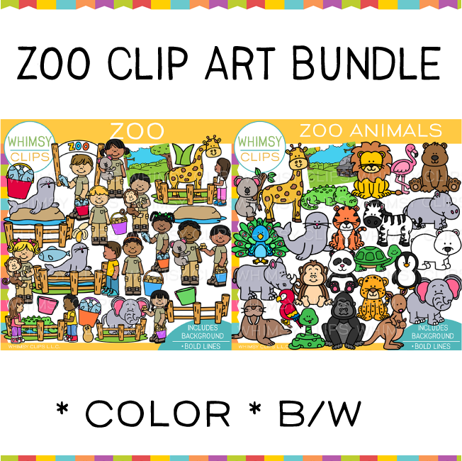 Zoo Animals Clip Art
