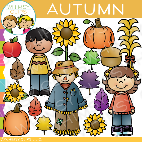 Autumn Kids Clip Art