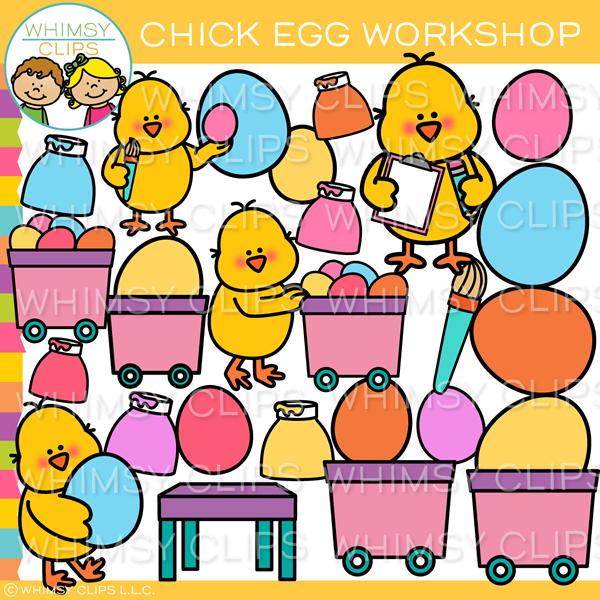 Easter Chicks Clip Art