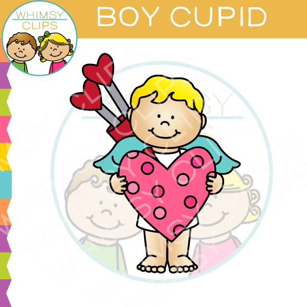 Boy Cupid Clip Art – Whimsy Clips
