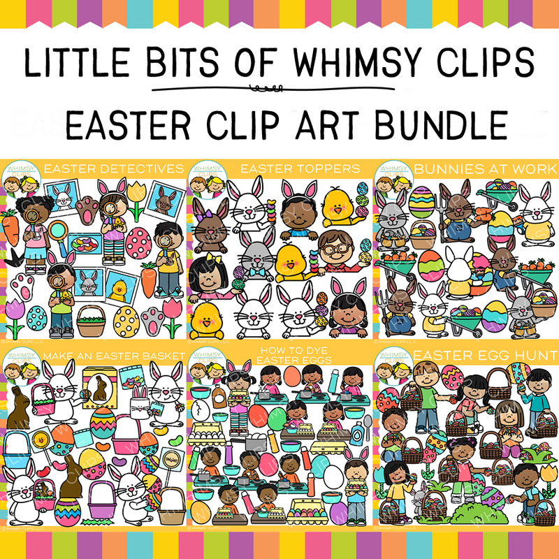 Little Bits of Whimsy Clips: Easter Clip Art Bundle – Whimsy Clips