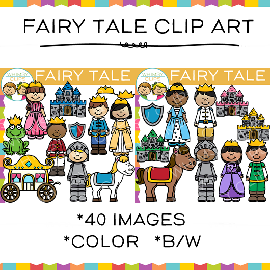 Kids Fairy Tale Clip Art – Whimsy Clips