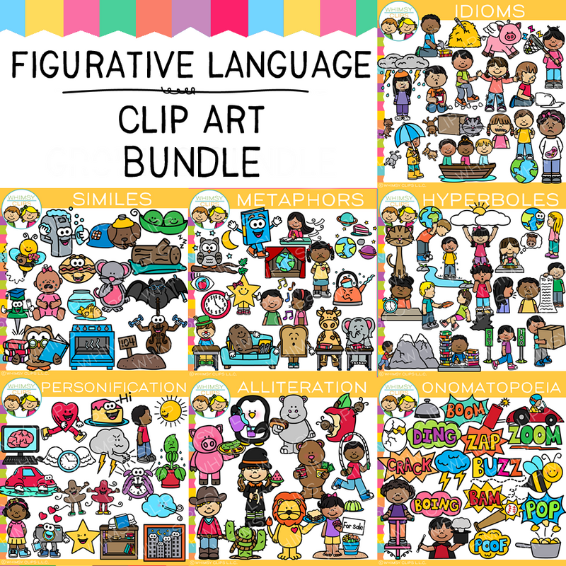 Figurative Language Clip Art Bundle – Whimsy Clips
