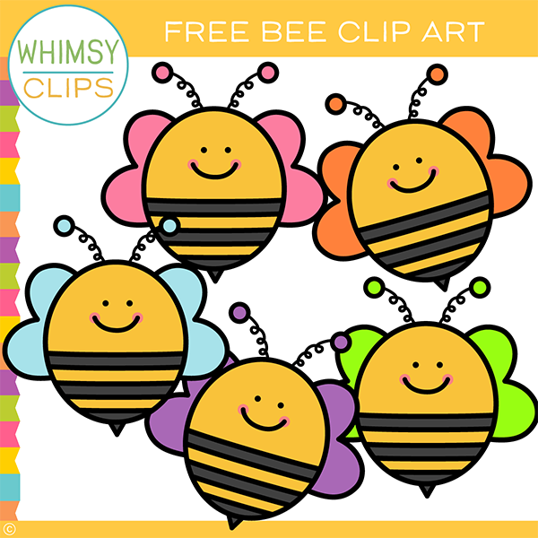 Free Bee Clip Art – Whimsy Clips