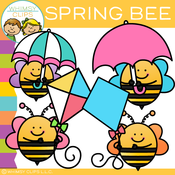 Spring Bee Clipart