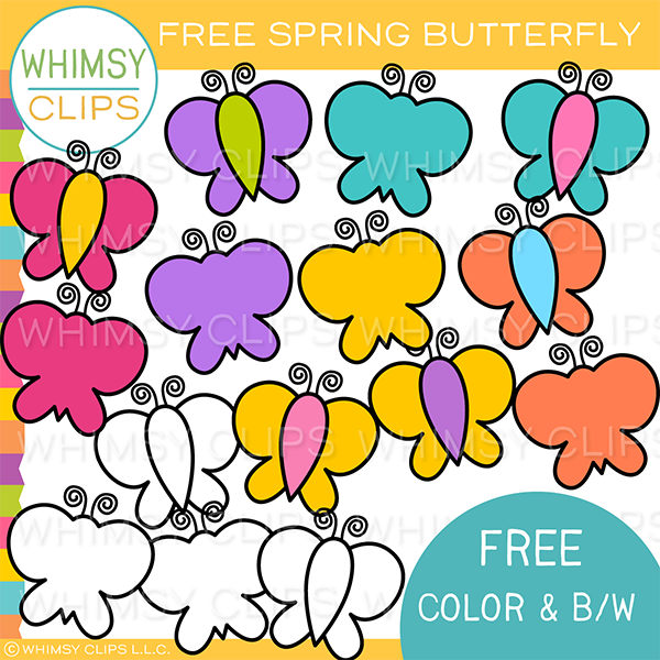 Spring Butterfly Clip Art
