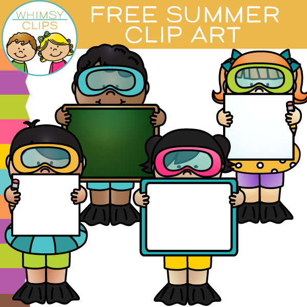 Kids Summer Clip Art Free