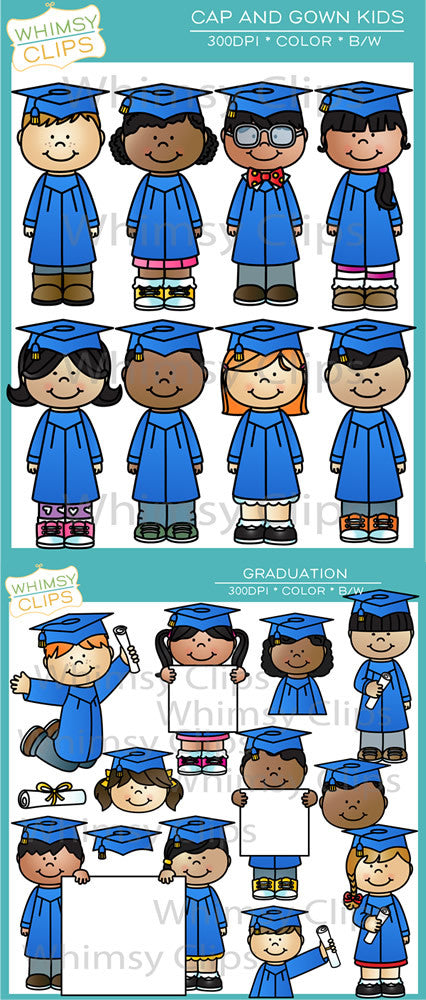 Graduation Clip Art Bundle – Whimsy Clips