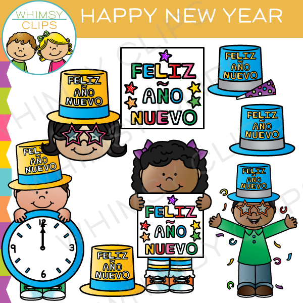 Happy New Year Clip Art Free
