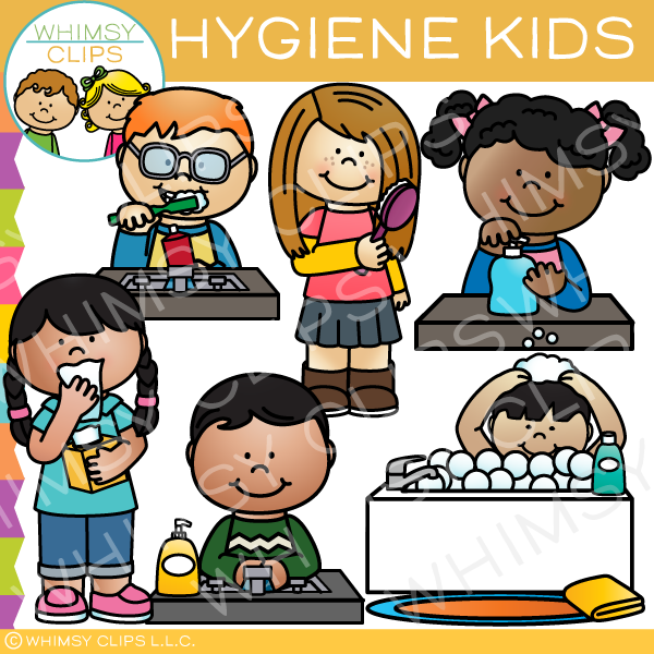 Hygiene Kids Clip Art, Images & Illustrations | Whimsy Clips