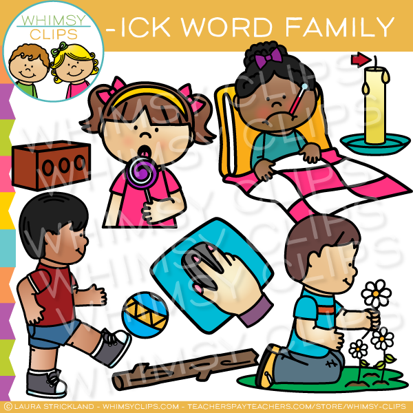 -ick Word Family Clip Art – Whimsy Clips