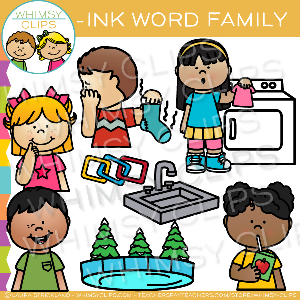 -ink Word Family Clip Art – Whimsy Clips