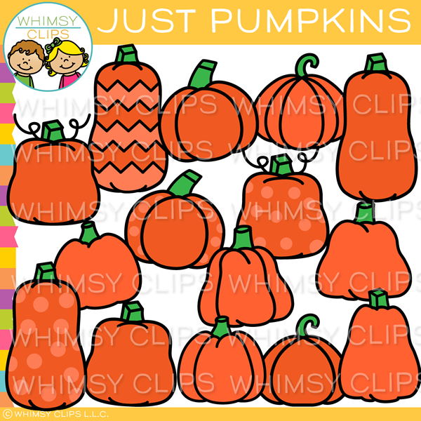 Just Pumpkins Clip Art – Whimsy Clips