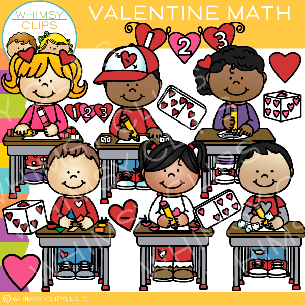 Valentine's Day Math Clip Art – Whimsy Clips