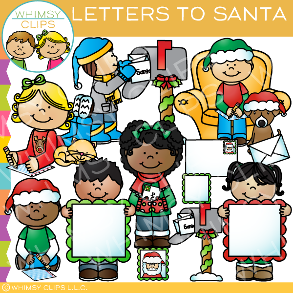 Letters to Santa Clip Art – Whimsy Clips