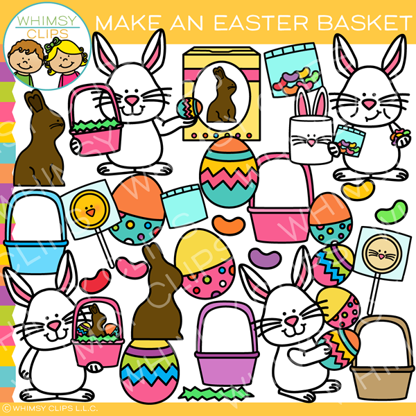 Make an Easter Basket Clip Art – Whimsy Clips