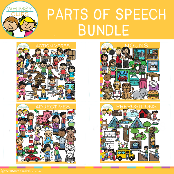 Parts Of Speech Clip Art