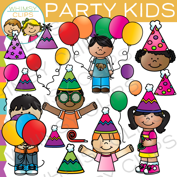 Kids Birthday Party Clip Art Birthday Clip Art, Birthday Clipart,