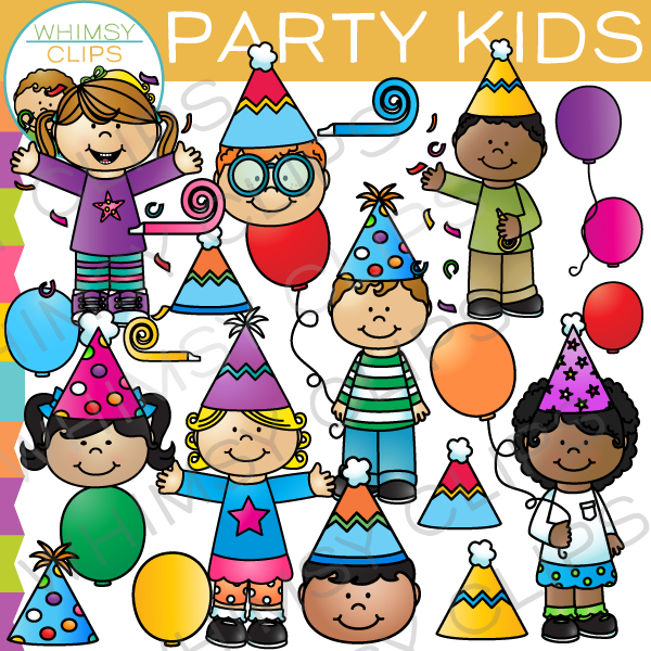 Kids Birthday Party Clip Art