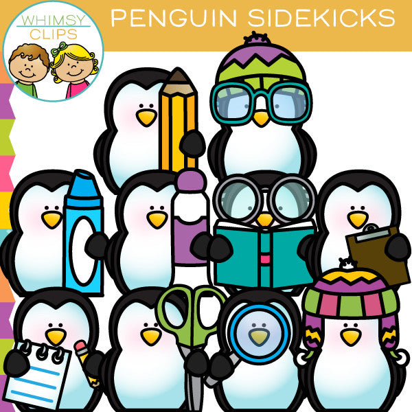 Penguin Sidekicks Clip Art – Whimsy Clips