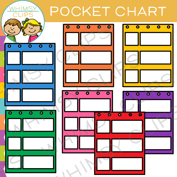 Pocket Chart Clip Art, Images & Illustrations | Whimsy Clips