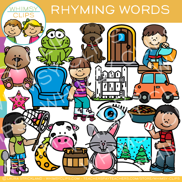 Rhyming Words Clipart