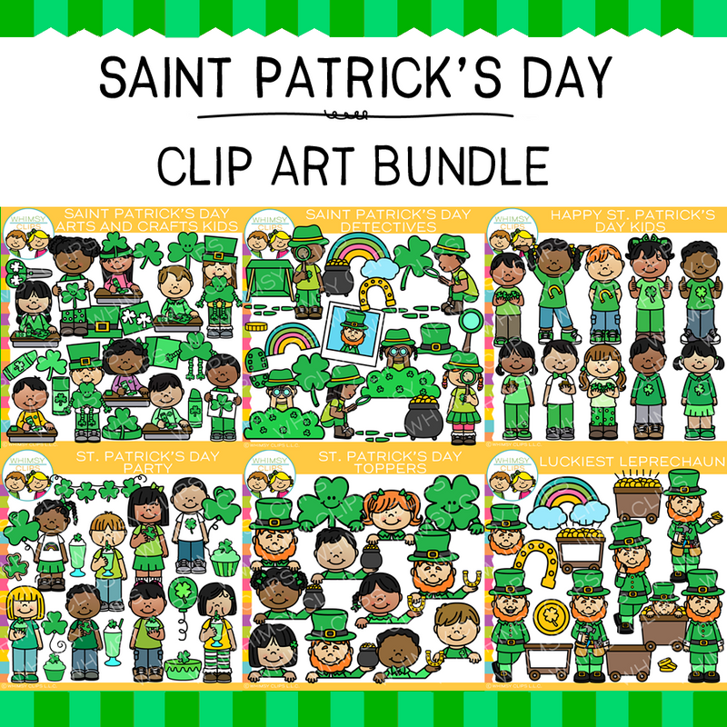 Little Bits of Whimsy Clips: Saint Patrick's Day Clip Art Bundle ...
