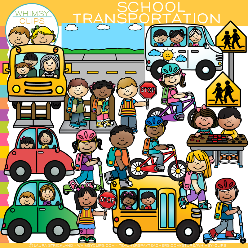 Transportation Clipart Black And White