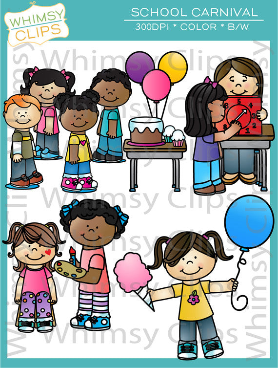 School Carnival Clip Art – Whimsy Clips
