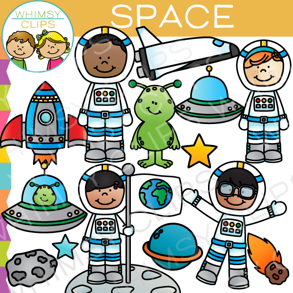 Outer Space Clipart Black And White