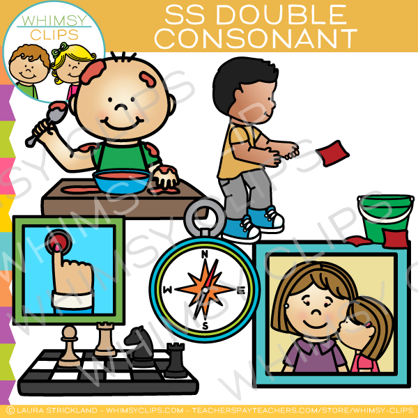 SS Double Consonant Clip Art – Whimsy Clips
