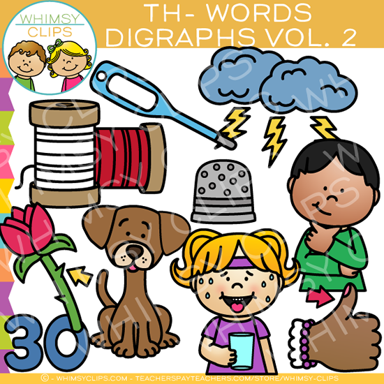 Th Digraph Clipart