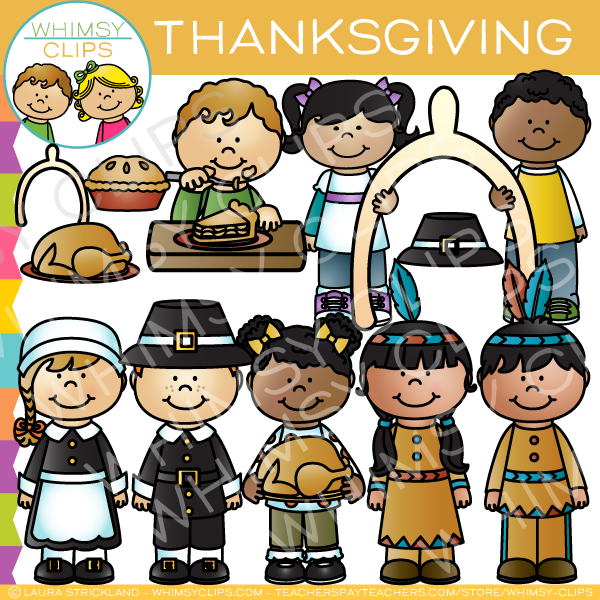 Pilgrim And Indian Clipart