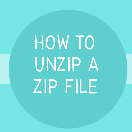 How to Unzip a Zip File – Whimsy Clips