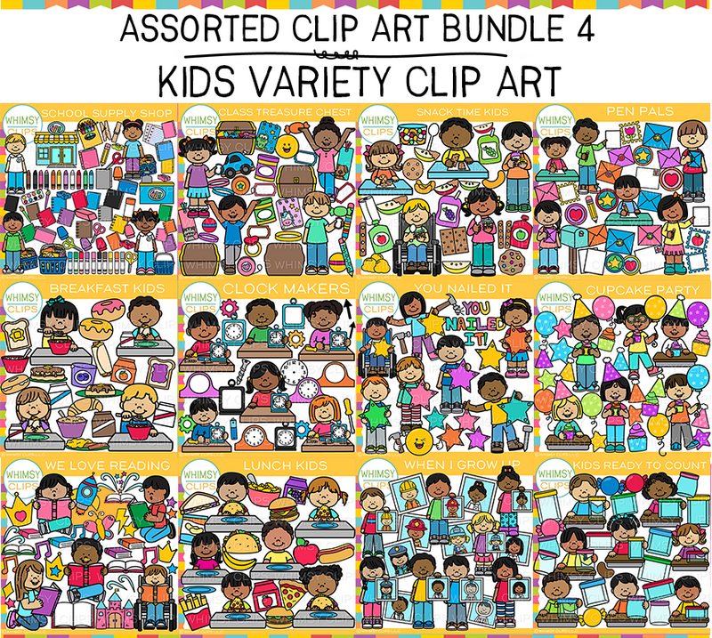 Assorted Clip Art Bundle Four – Whimsy Clips