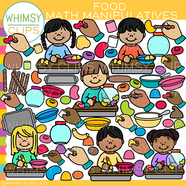 Food Math Manipulative Clip Art, Images & Illustrations | Whimsy Clips