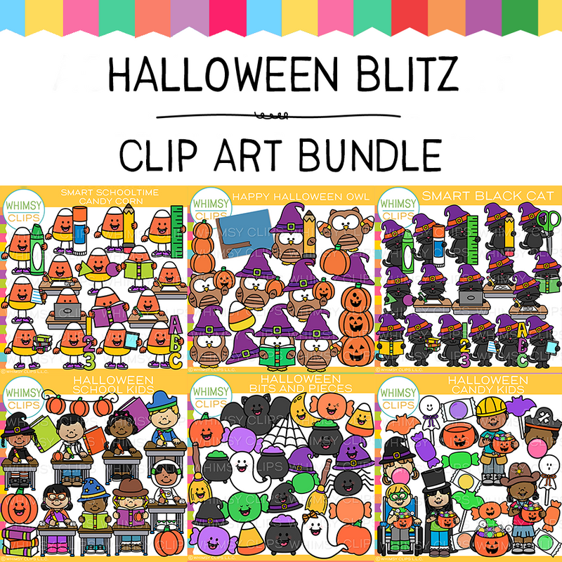 Halloween Blitz Clip Art Bundle – Whimsy Clips