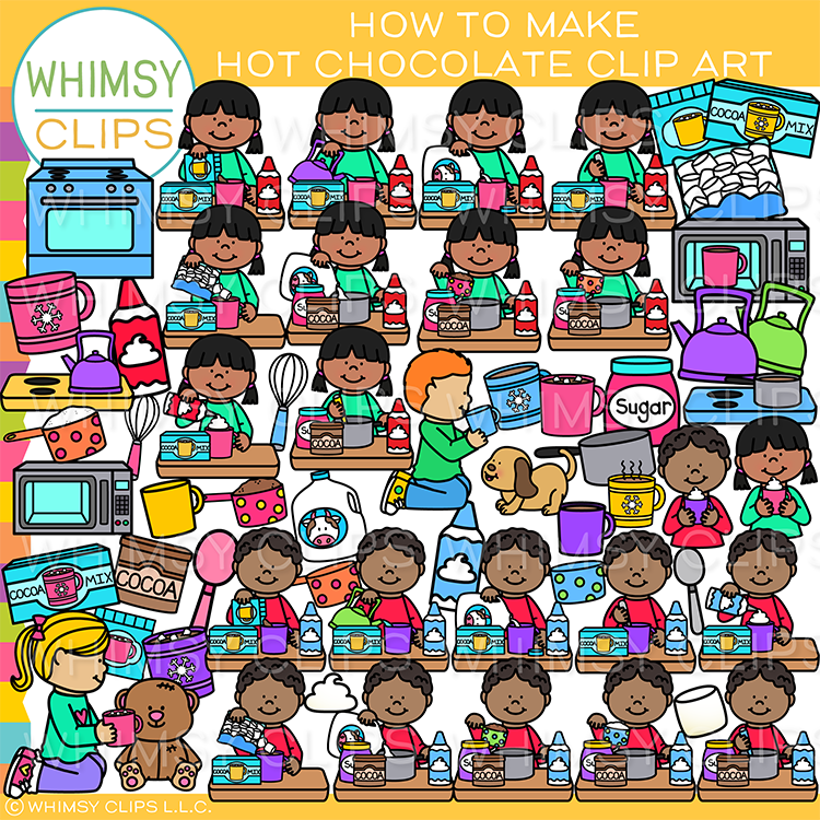 How to Make Hot Chocolate Clip Art – Whimsy Clips