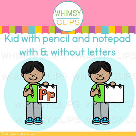 The Really Big Alphabet Letter P Clip Art Set – Whimsy Clips