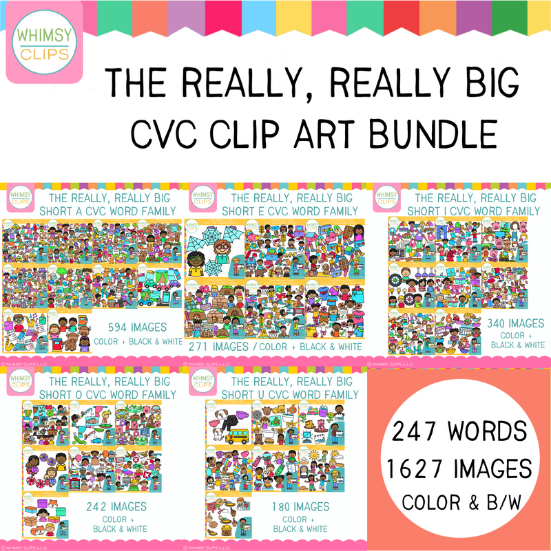 The Really Big CVC Clip Art Bundle – Whimsy Clips