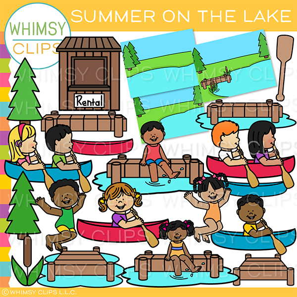 Summer On The Lake Clip Art – Whimsy Clips