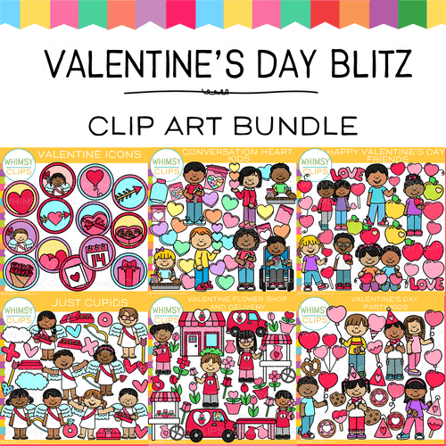 Valentine's Day Clip Art, Images & Illustrations | Whimsy Clips